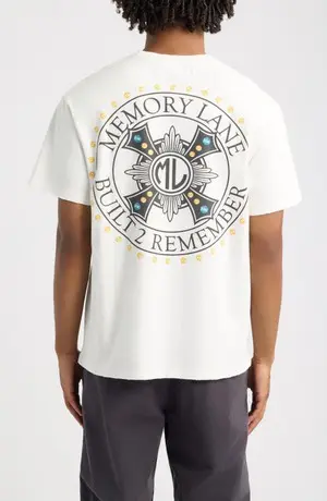 MEMORY LANE Cross Cotton Graphic T-shirt