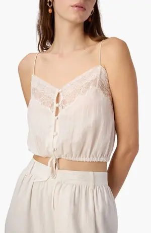 Cami Nyc Libi Cotton & Silk Camisole - Macadamia