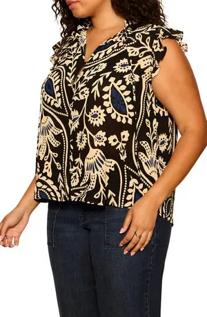 Sanctuary Living It Up Cap Sleeve Top
