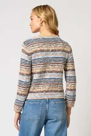 Central Park West Marlon Textured Stitch Cardigan