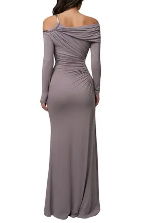 JLUXLABEL Gilded Grace Maxi Dress