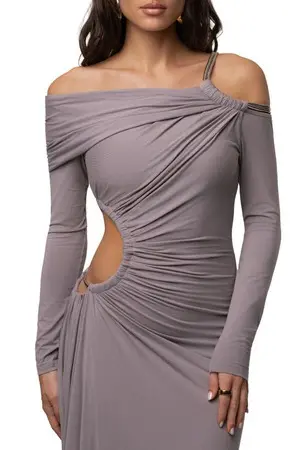 JLUXLABEL Gilded Grace Maxi Dress
