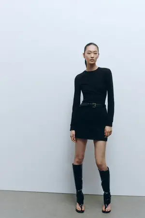 H&m Long-sleeved Cotton Top