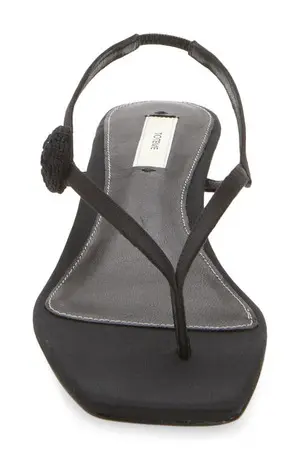 TOTEME Slingback Sandal With Kitten Heel