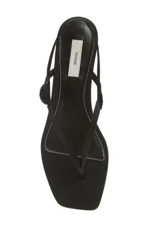 TOTEME Slingback Sandal With Kitten Heel