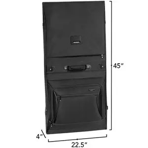 WALLYBAGS Solutions Premium Garment Bag With Shoulder Strap And Multiple Pockets
