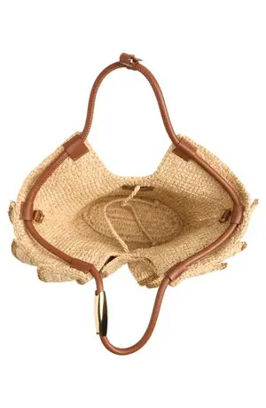 Zimmermann Small Goldentime Ruffled Tote