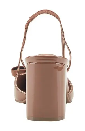 Bandolino Sanessa Slingback Block Heel Pump - Caramel