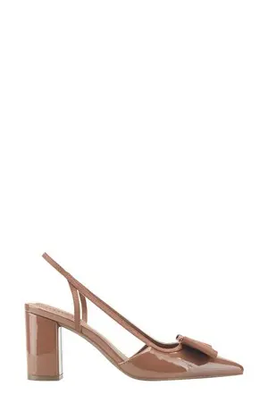 Bandolino Sanessa Slingback Block Heel Pump - Caramel