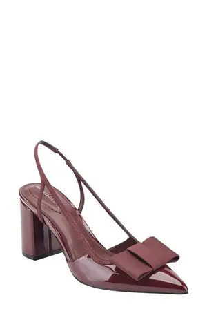 Bandolino Sanessa Slingback Block Heel Pump Garnet