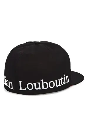 CHRISTIAN LOUBOUTIN Canopy Cotton Baseball Cap