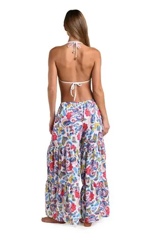 SUNSHINE 79 Butterfly High Tiered Cover-up Pants