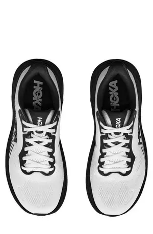 HOKA® Clifton 11 Running Shoe - White/black