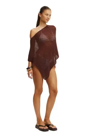 Cotton:on Rumi Open Knit Poncho
