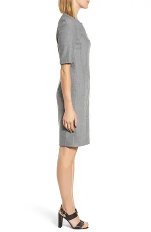 BOSS Demirana Zip Front Sheath Dress