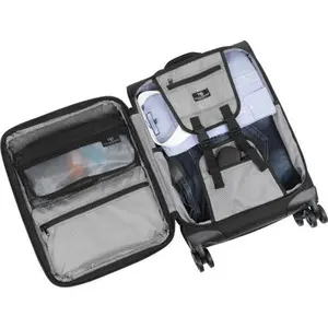 WALLYBAGS Solutions 20 Expandable Spinner Carry-on With Padded Electronics Pockets