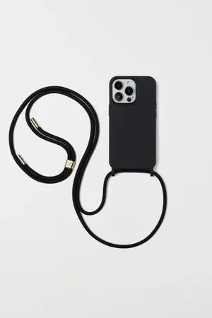 Cordée Cases Cairo Phone Strap Setiphone 17 Air/pro/max - Black - Iphone 17