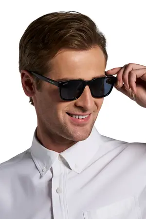 Coolibar Solaira Polarized Sunglasses With Full Rim Rectangular Frame
