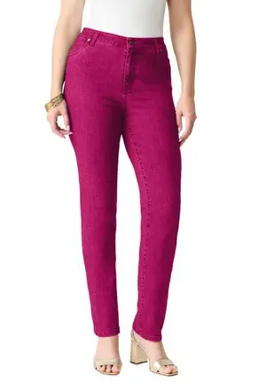Roaman's Frill Jeans For Women