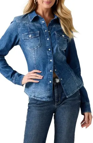 Guess Long Sleeve Woven Shirt - Lbct-light