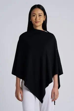 Coolibar Revilla Convertible Wrap With Upf 50+ Protection - Black