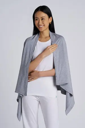 Coolibar Revilla Convertible Wrap - Grey Heather
