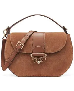 Karl Lagerfeld Paris Jocelina Suede Satchel