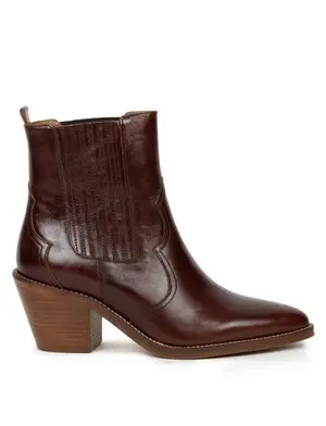 BOBBIES Dakota Flat Boots - Brownie