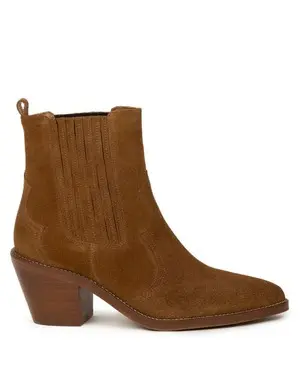 BOBBIES Dakota Flat Boots - Camel