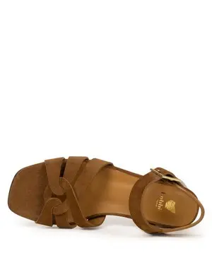 BOBBIES Esther Heeled Sandals - Camel