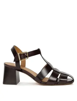 BOBBIES Ezra Heeled Sandals - Irish Coffee
