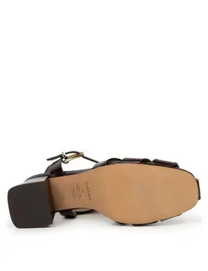 BOBBIES Ezra Heeled Sandals - Irish Coffee