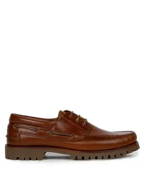 BOBBIES Harry Boat Shoes - Armagnac