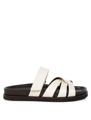 BOBBIES Atlas Flat Sandals Milk