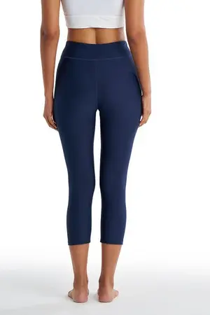 Coolibar Deep Water Swim Capris - Navy