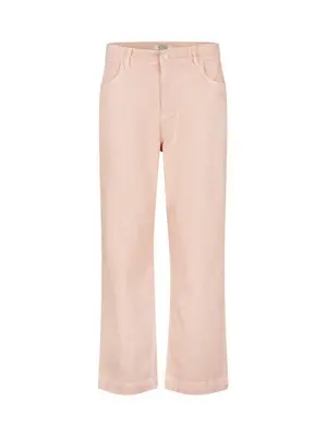 MASAI COPENHAGEN Mid-rise Cropped Wide-leg Jeans - Primrose