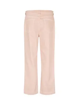 MASAI COPENHAGEN Mid-rise Cropped Wide-leg Jeans - Primrose