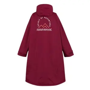 REGATTA Gender Inclusive Waterproof Fleece Lined Changing Robe - Dark Khaki