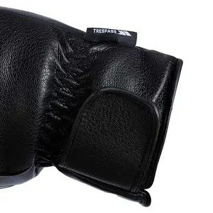 TRESPASS Fabiola Fleece Lined Logo Mittens
