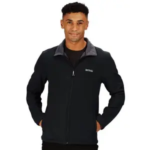 REGATTA Cera V Wind Resistant Soft Shell Jacket - Black