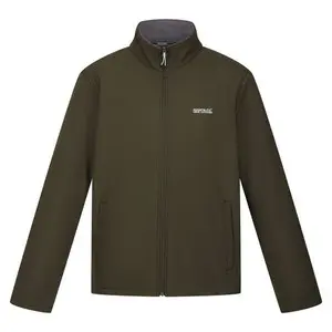 REGATTA Cera V Wind Resistant Soft Shell Jacket - Dark Khaki