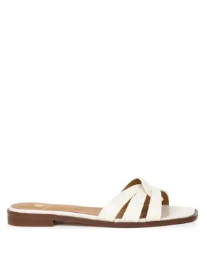 BOBBIES Thaïs Flat Sandals - Milk