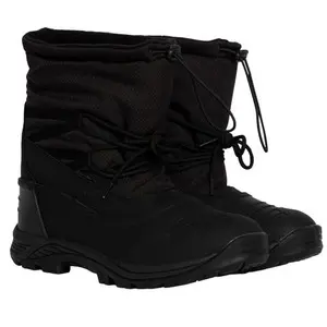 TRESPASS Novern Waterproof Snow Boots - Black