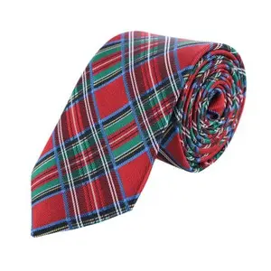 Trafalgar Nicholas Tartan Plaid Silk Necktie And Pocket Square Bundle