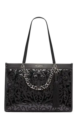 Karl Lagerfeld Paris Savoie Tote Bag - Black/black