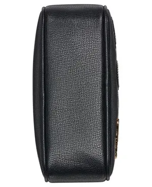 Karl Lagerfeld Paris Maybelle Camera Crossbody Bag With Embellishments - Black/gold