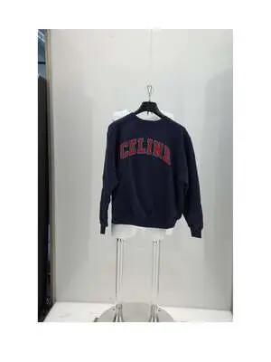 Celine Loose Sweatshirt With Logo - Multicolor