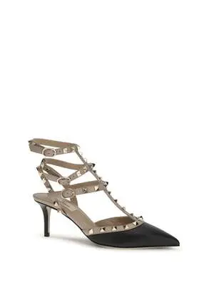 Valentino Garavani Rockstud Pumps With Ankle Straps