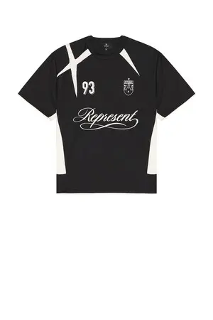 REPRESENT Black Star Football Top