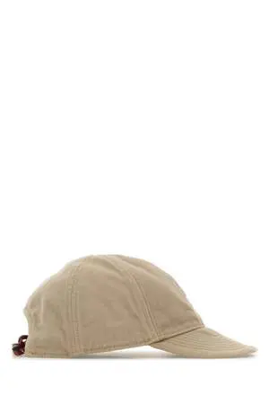 Miu Miu Beige Cotton Baseball Cap